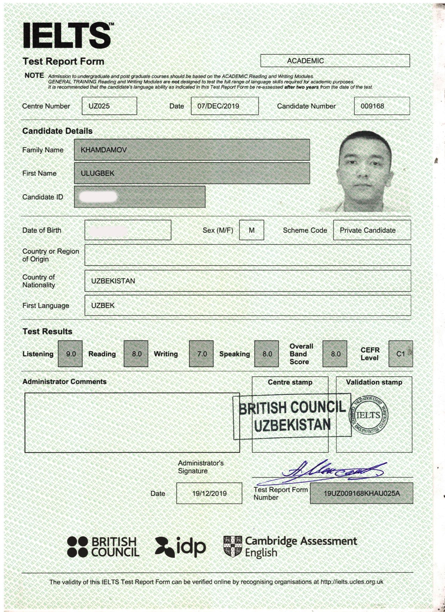 Ielts Certificate Number | Steady Chasers